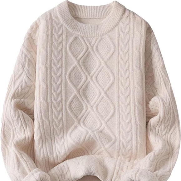 Amazon | Sweaters | White Chunky Oversized Sweater From Amazon A Small ...